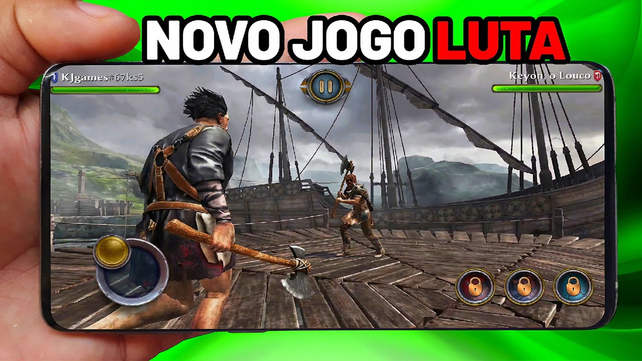 SAIU!! Novo JOGO de LUTA MULTIPLAYER e CAMPANHA para CELULAR Android e ...