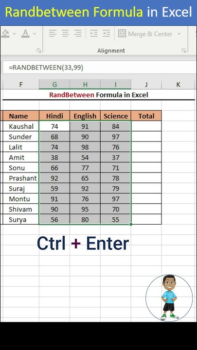 Excel Interview Questions Randbetween Formula in Excel #excel #exceltips #exceltutorial #msexcel ...