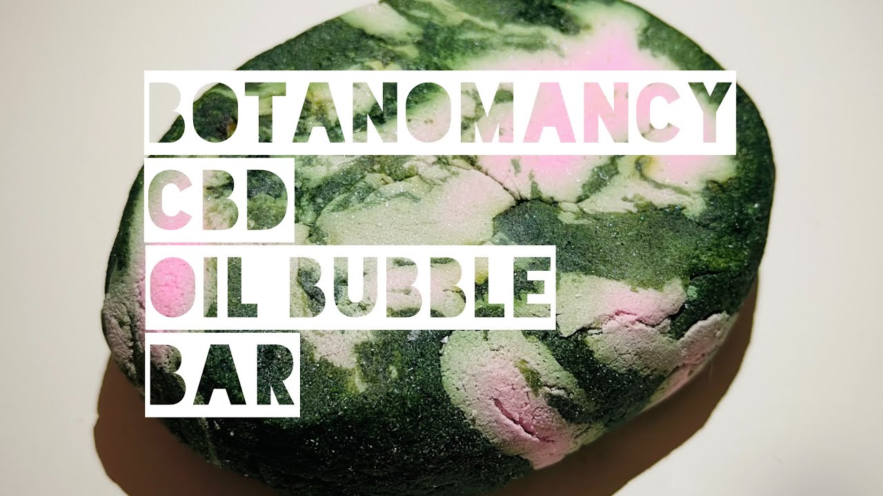 Lush Botanomancy CBD Bubble Bar - YouTube