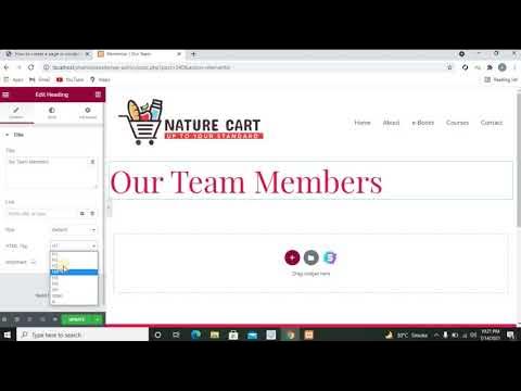 How to create a Wordpress website page with Elementor page builder in Urdu/Hindi | localhost ...