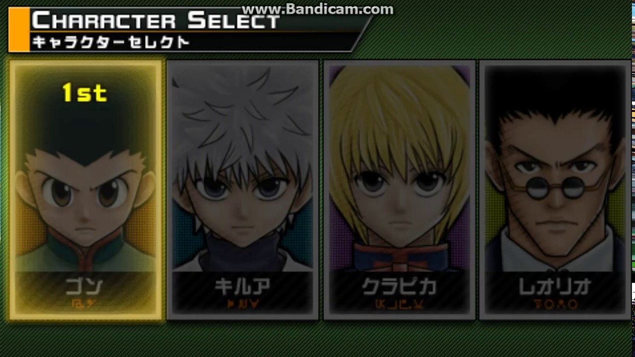 لعبة Hunter X Hunter psp game play - YouTube