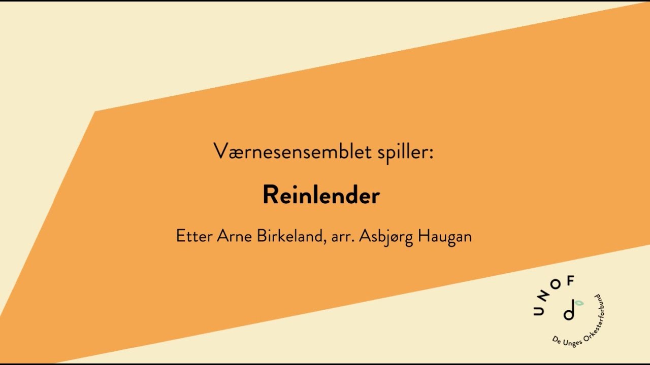 Reinlender - Værnesensemblet - YouTube
