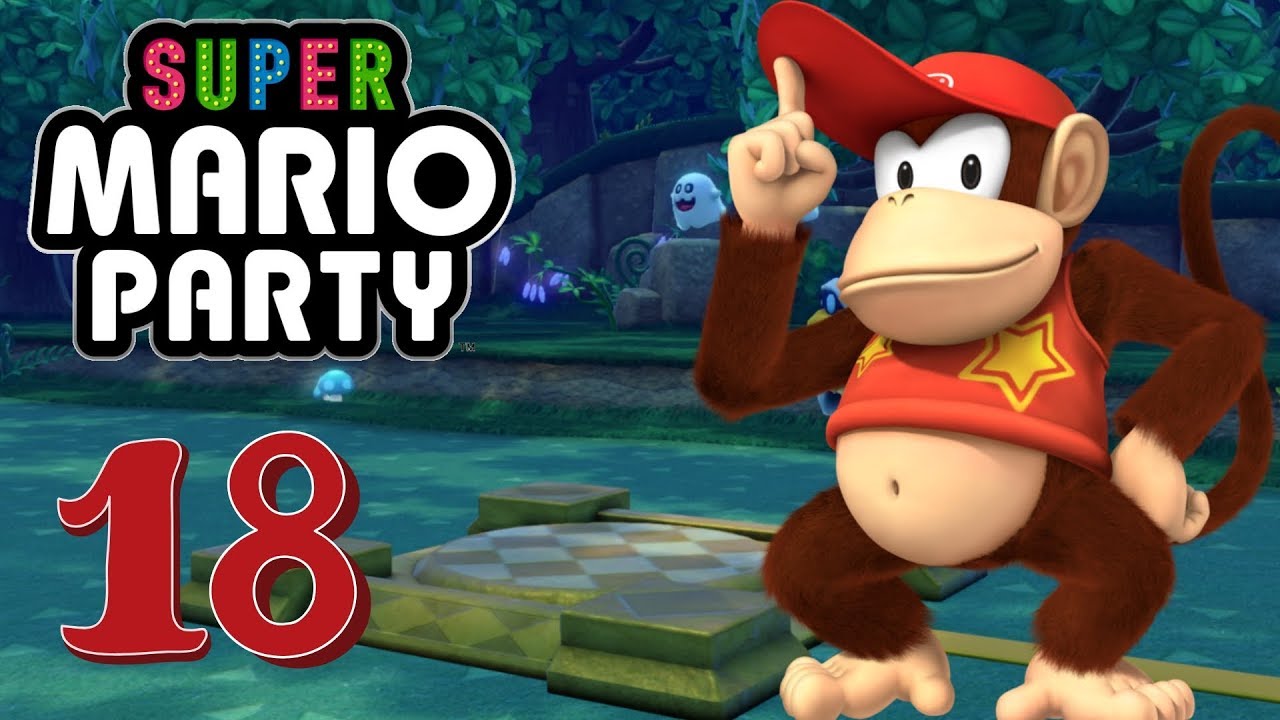 Super Mario Party - Challenge Road; Ghostly Hollow - Part 18 - YouTube