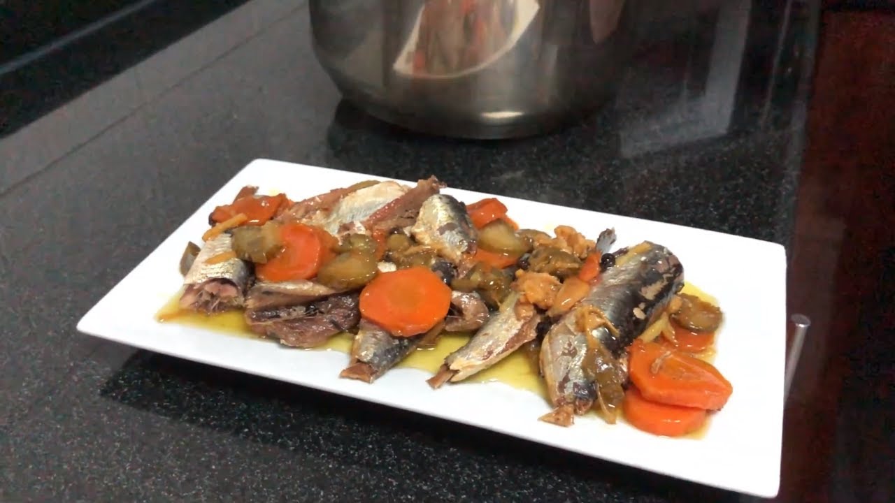 My own version of homemade Spanish-style Sardines - YouTube