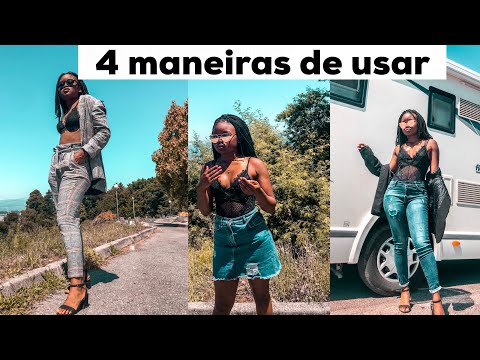 4 MANEIRAS DE USAR UM BRALETTE E UM LACE UP BODY SUIT