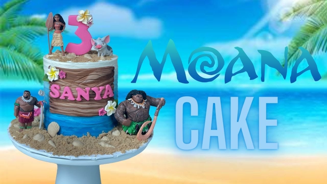 Moana Cake Tutorial - YouTube