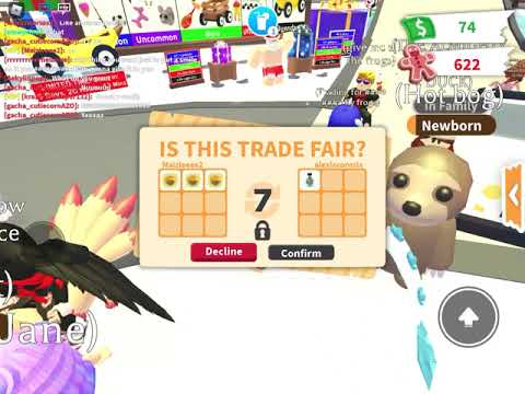 Trading ONLY golden apples!| Roblox adopt me - YouTube