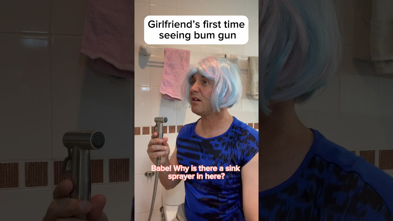 First time seeing BUM GUN #shorts #english #funny #comedy - YouTube