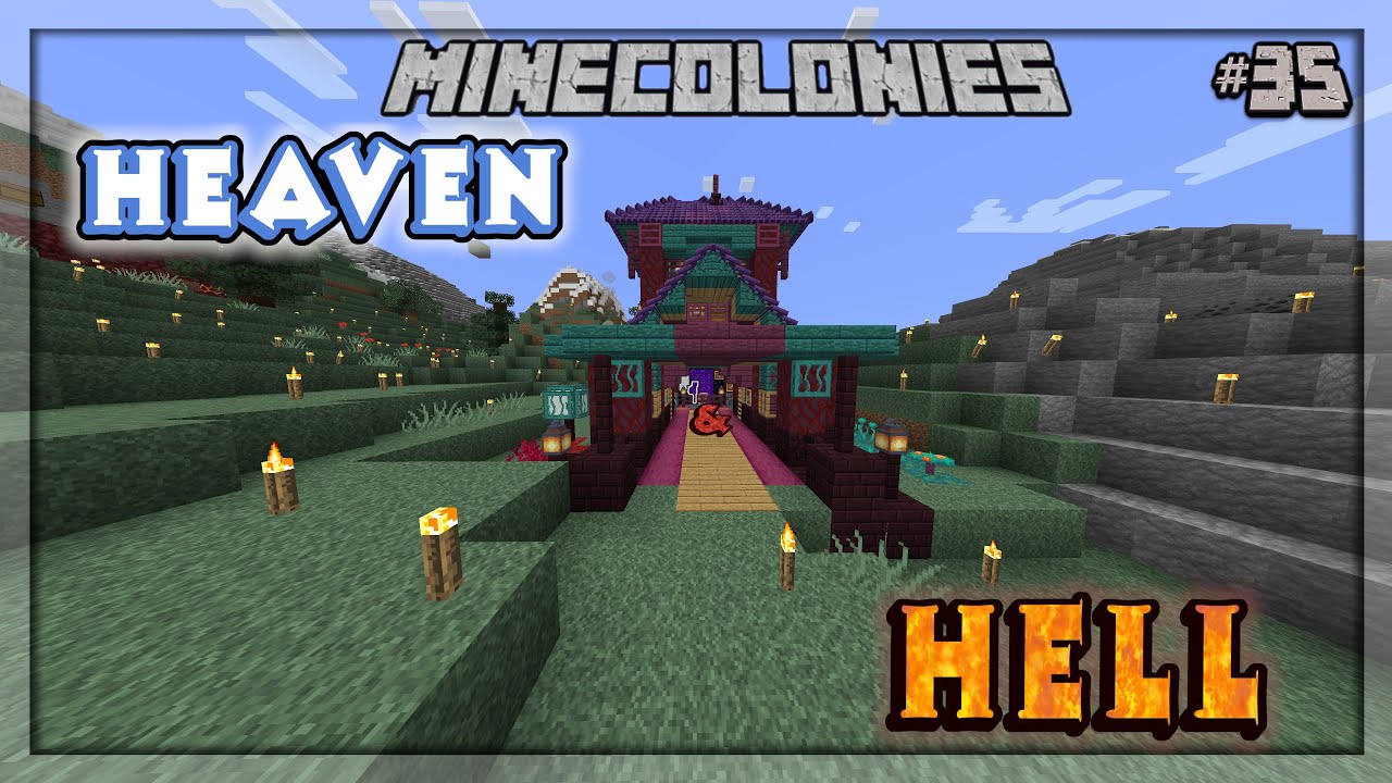 Minecraft MineColonies 1.16: Heaven & Hell | Ep.35 | The Nether Miner ...