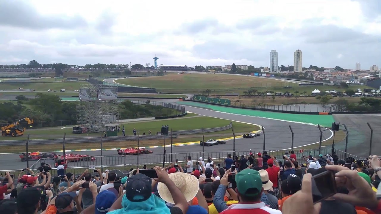 GP Brasil 2018 - Formula 1 - Interlagos - Largada vista do setor G ...
