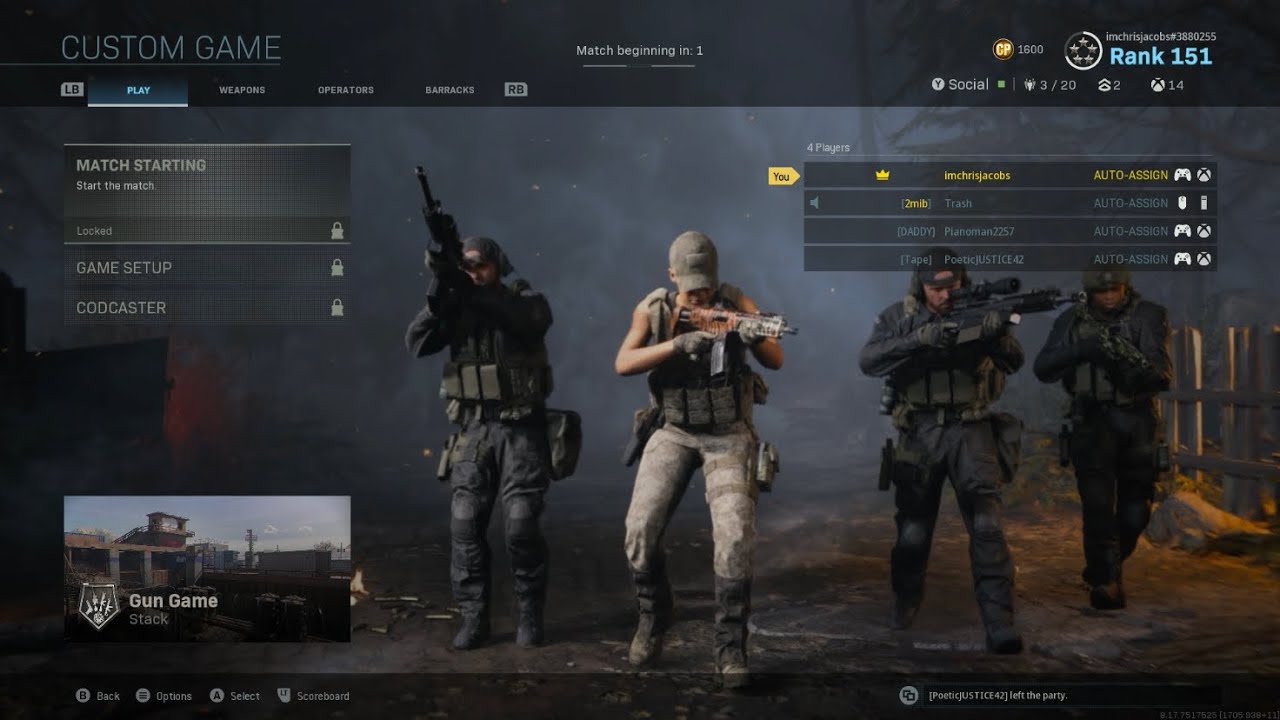 COD GUNGAME WITH THE CREW! - YouTube