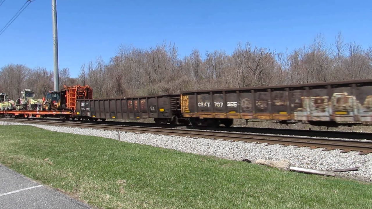 2015 04 12 1135 CSX EB W035 Philadelphia Subdivision Feltonville - YouTube