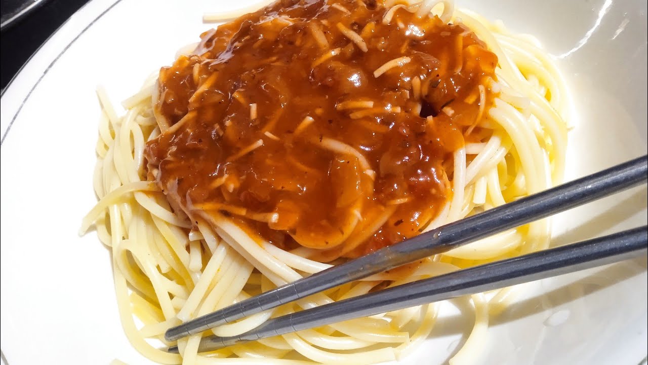 MEMBUAT SAOS SPAGHETTI UNTUK JUALAN ENAK DAN MUDAH - YouTube