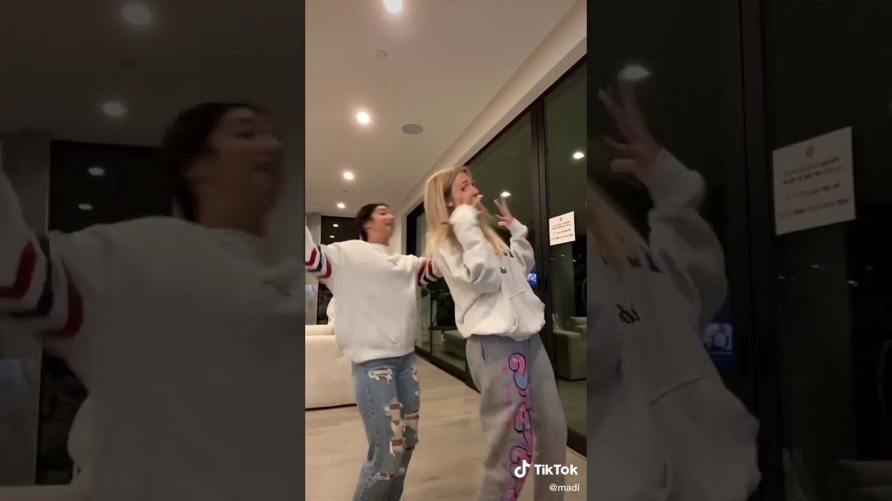 Charli D'amelio and Madi Spongebob Squarepants TikTok - YouTube