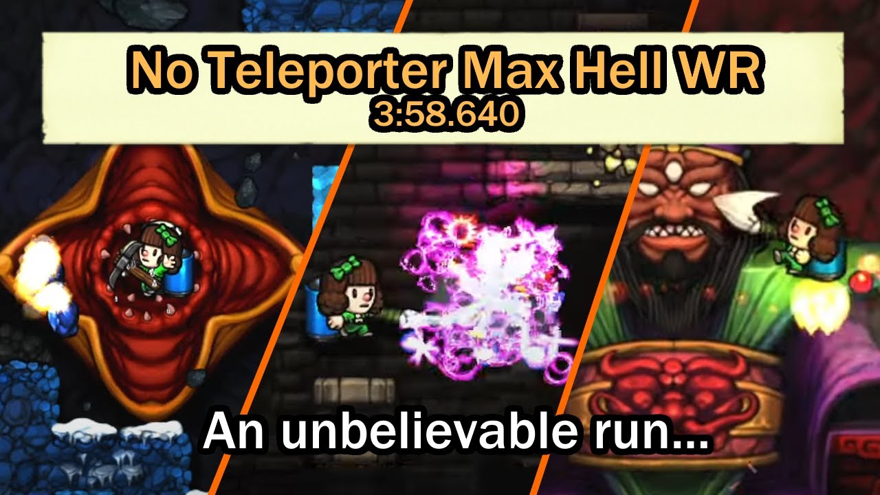 THE GREATEST SPELUNKY SPEEDRUN WAS JUST ERADICATED (Max Hell% World ...