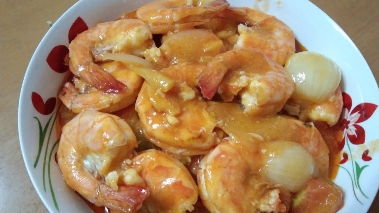 Udang Masak Sos || Resepi Simple - YouTube