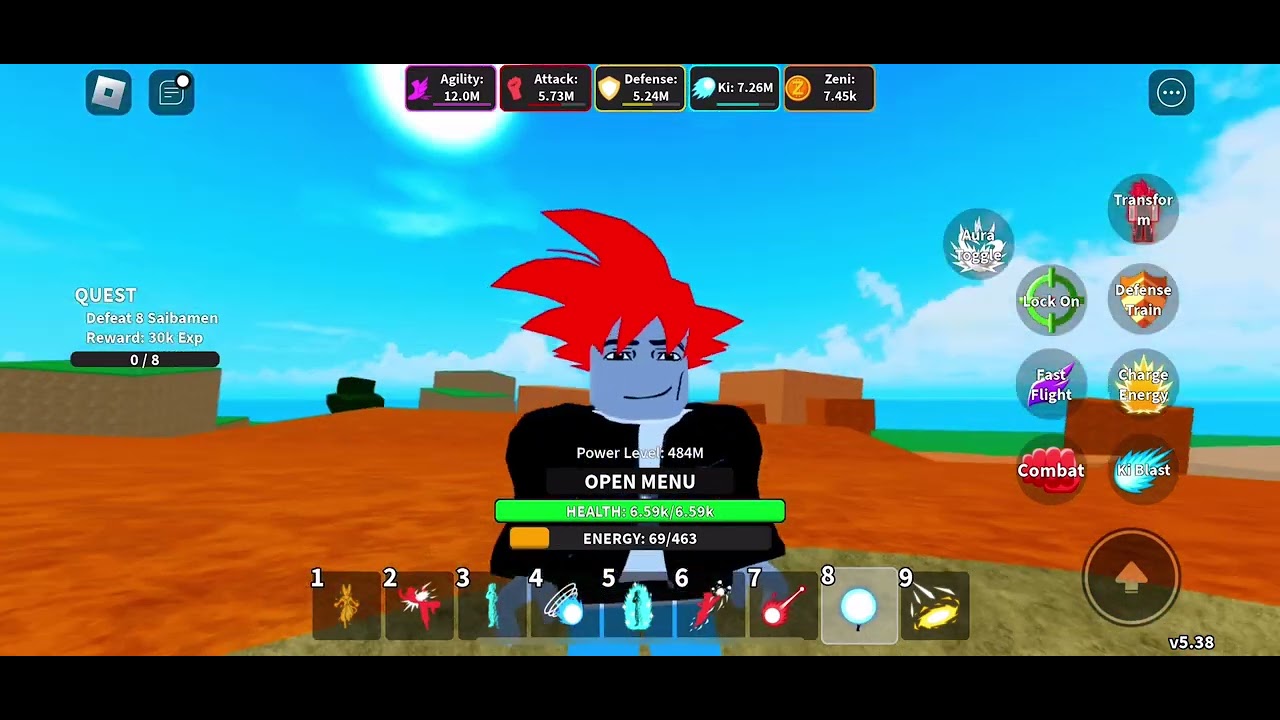 All of my main forms in Roblox Dragon Ball rage - YouTube