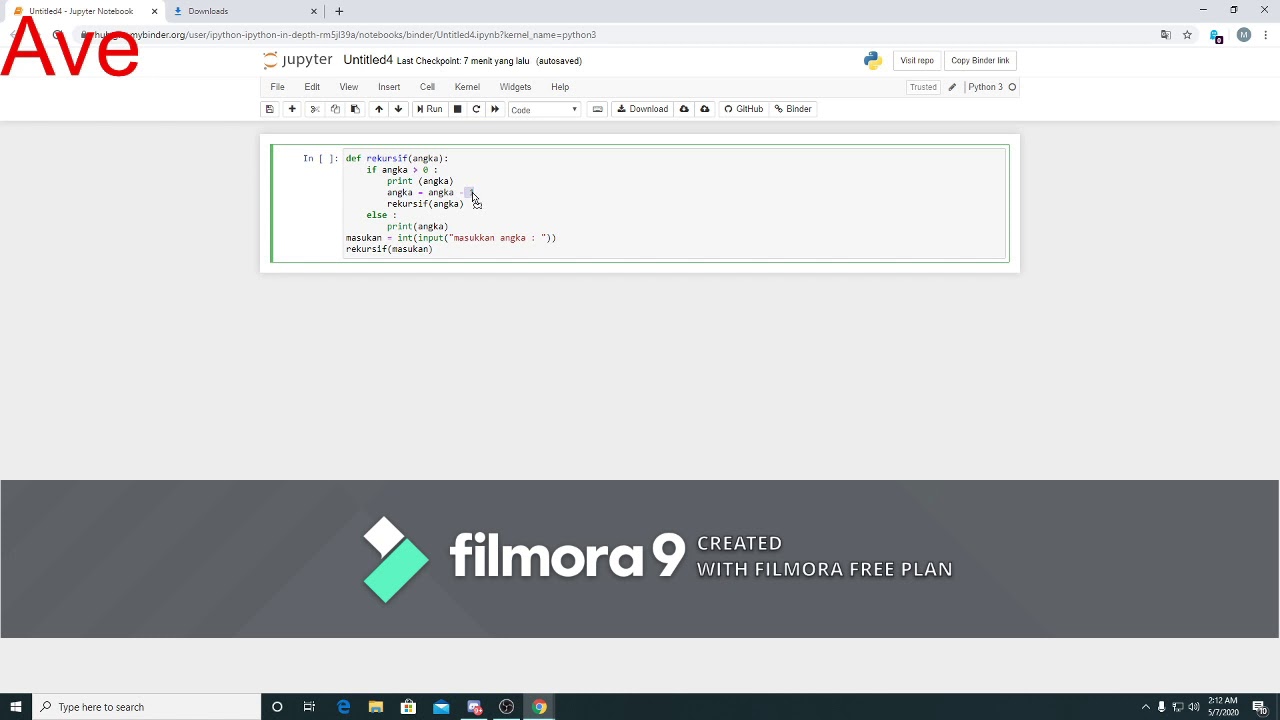 Rekursif dalam Pemrograman - YouTube