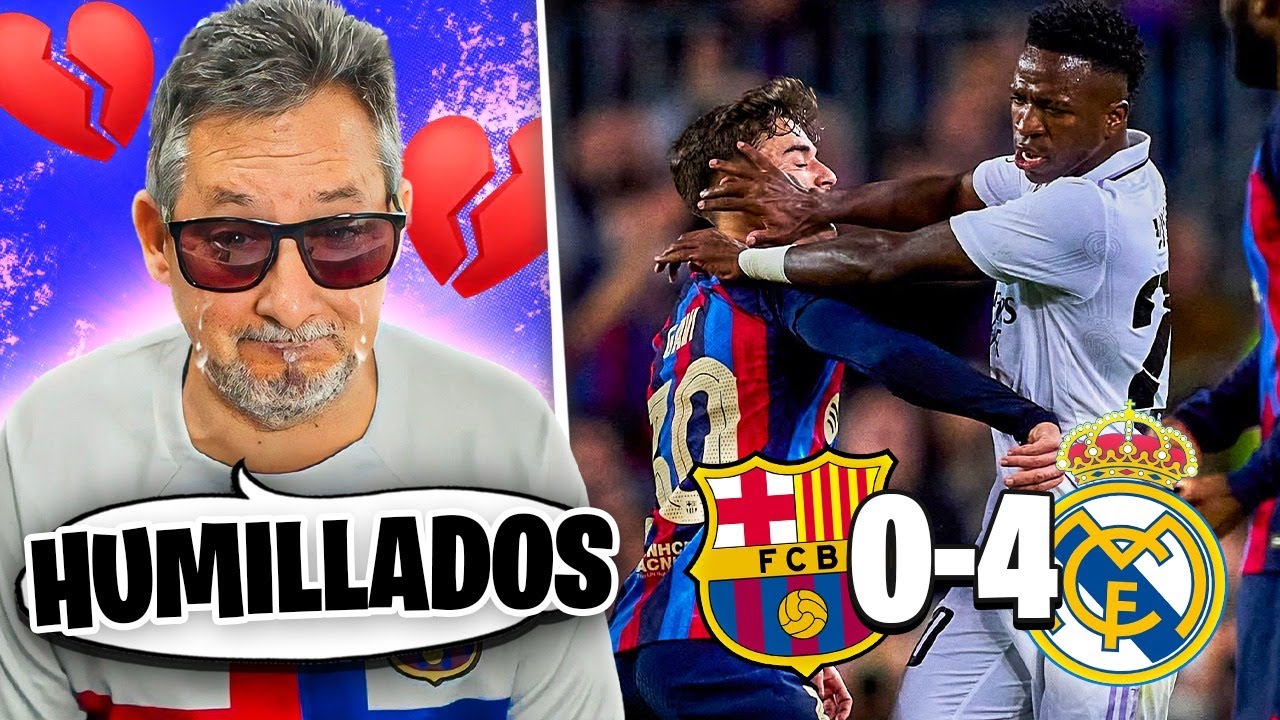 CULES y MERENGUES REACCIONAN al BARÇA 0-4 REAL MADRID *papabuyer ...
