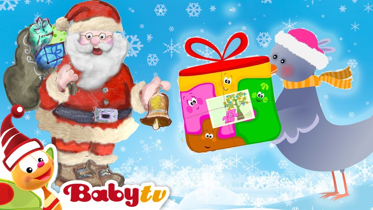 Opening Presents with Mitch Match 🎅 🎁 Happy Holidays @BabyTV - YouTube