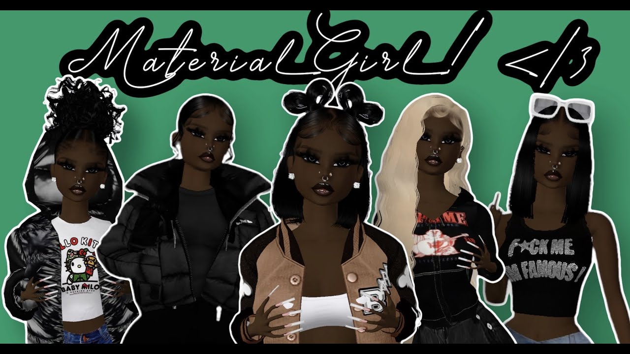 IMVU — Material Girl Outfits ! 💕 - YouTube