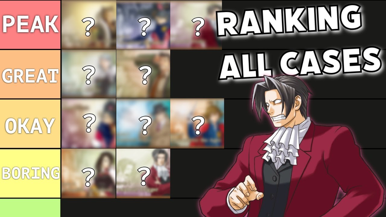 Ranking All Cases in Ace Attorney Investigations - YouTube