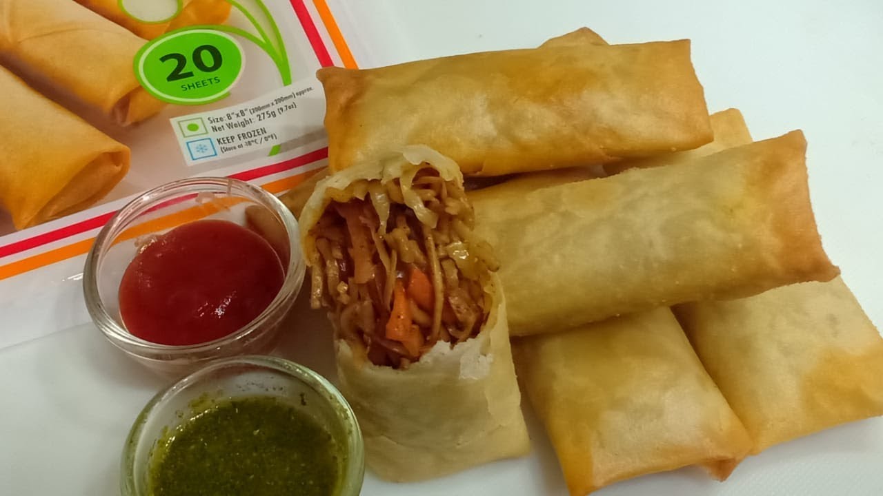 Chinese Spring Rolls Recipe | Iftar Recipe In Ramadan | Kids Lunchbox ...