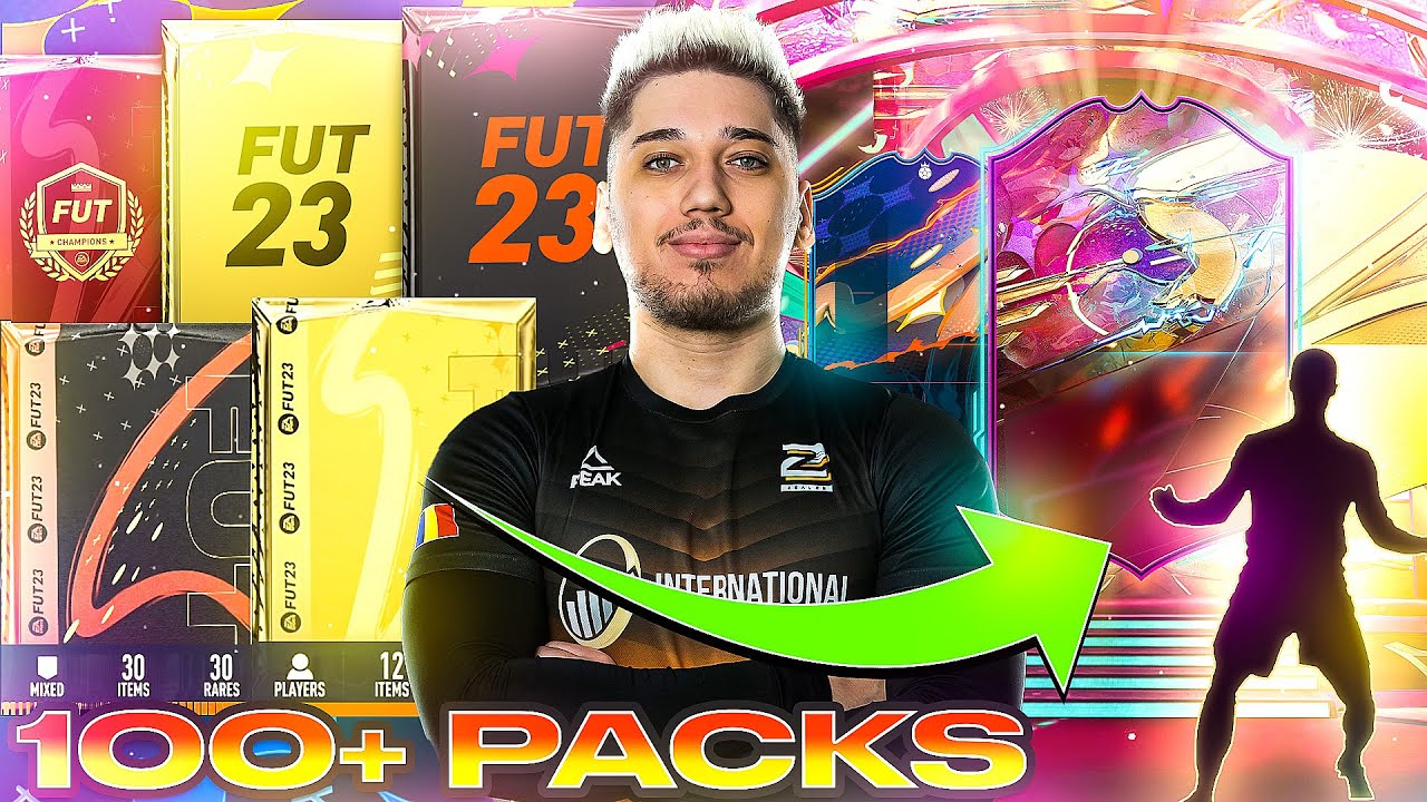 AM DESCHIS PESTE 100 DE PACHETE SI MI-A PICAT UN SUPER JUCATOR DE 2 ORI ...