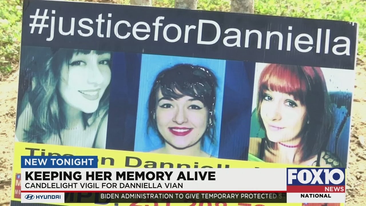 Candlelight vigil for Danniella Vian keeping her memory alive - YouTube