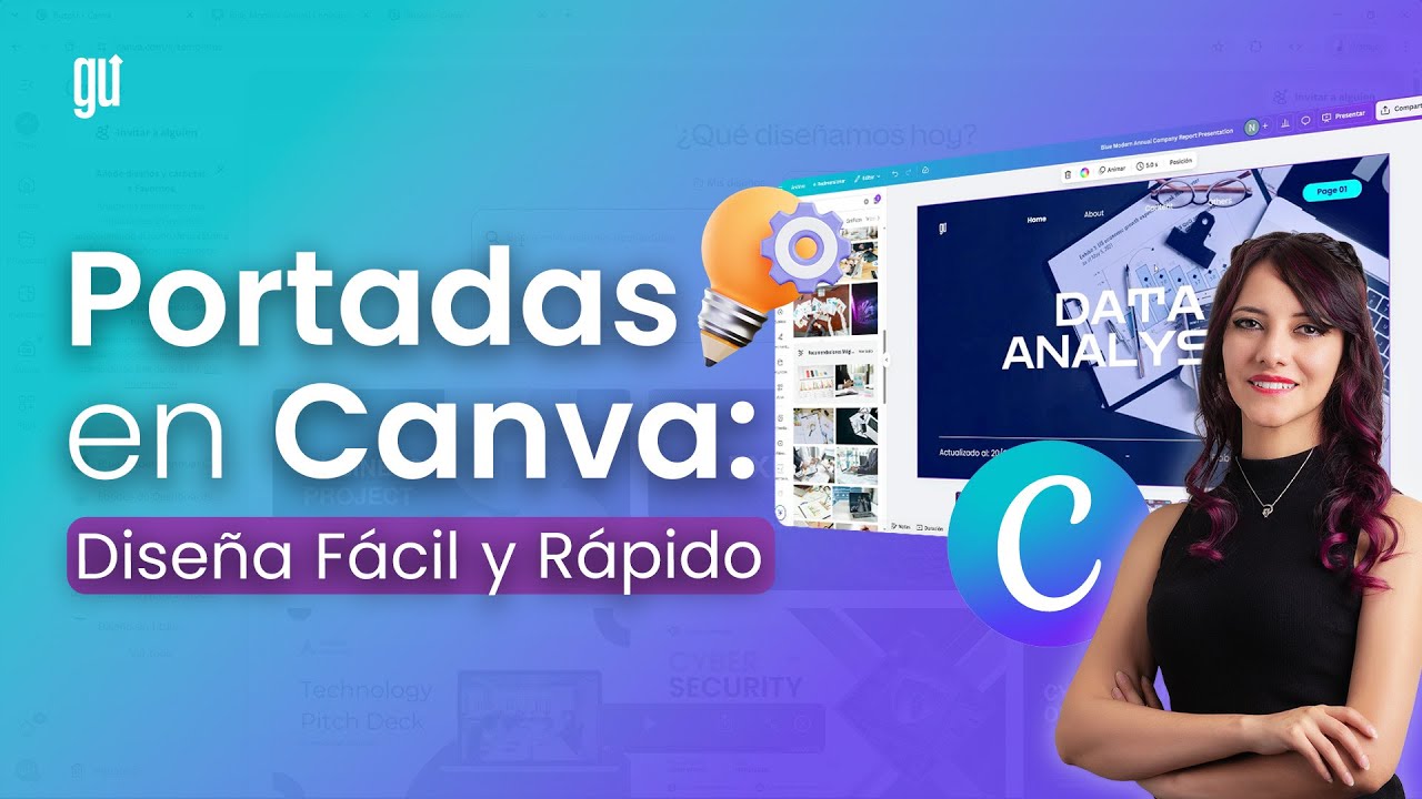 Transforma tus ideas en portadas irresistibles con CANVA - YouTube