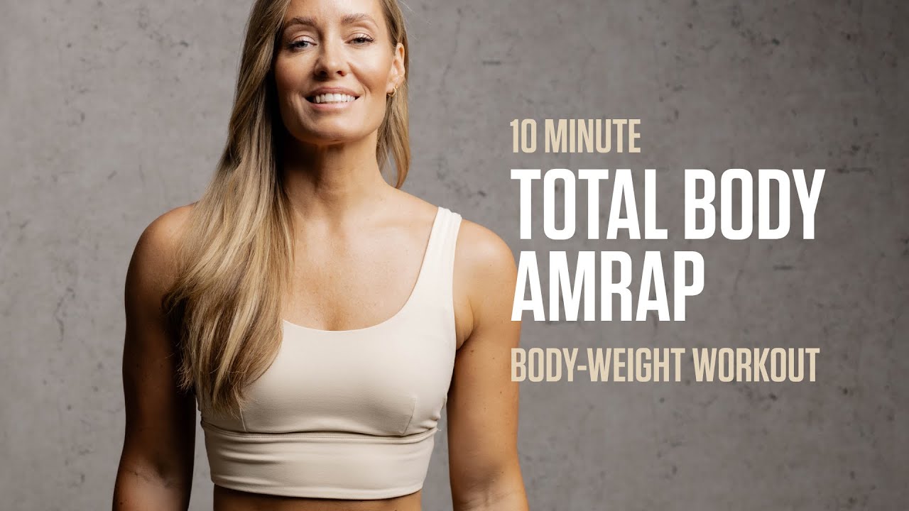 10MIN Total Body AMRAP // Quick, No Equipment Workout - YouTube