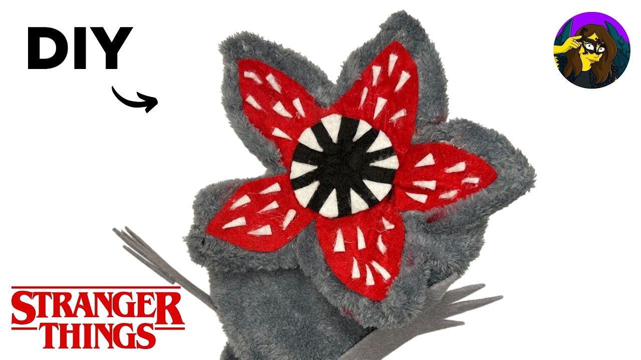 DIY - HOW TO MAKE Demogorgon Plush Puppet | Stranger Things Handmade ...