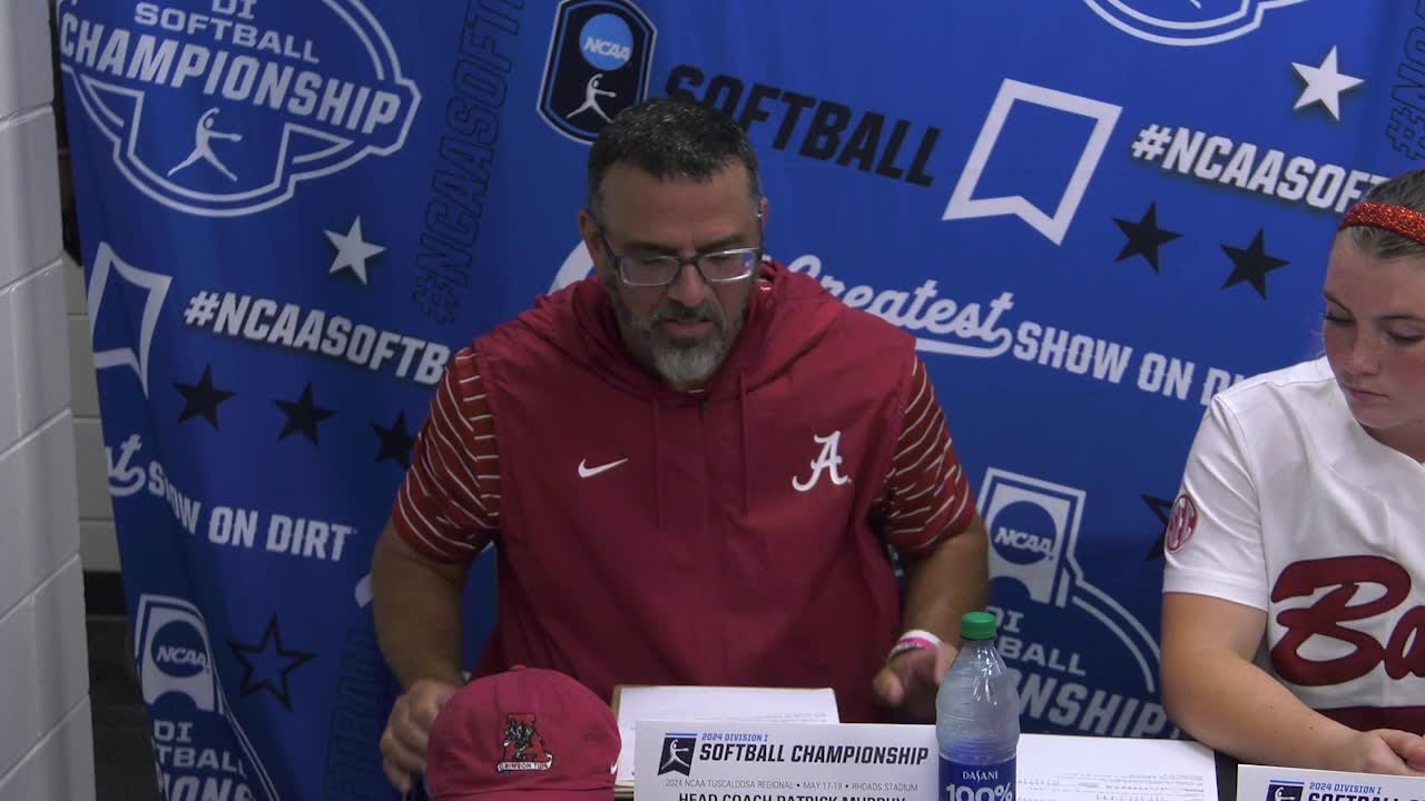 Alabama Softball NCAA Tuscaloosa Regional press conference - YouTube