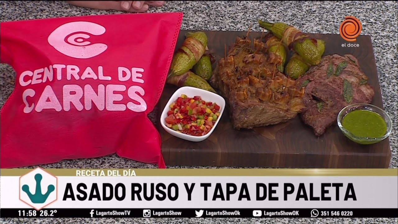 Asado Ruso y tapa de paleta receta de Dante Enriquez - YouTube