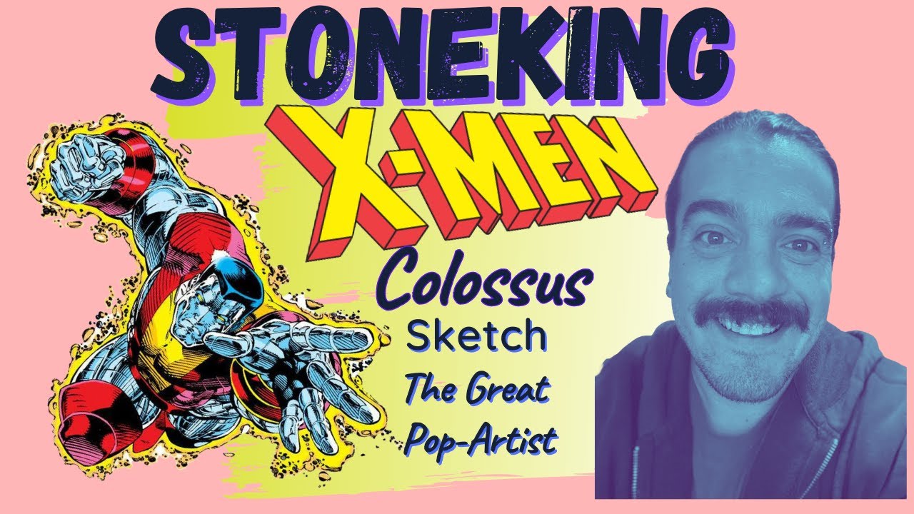 X-men Colossus Artist Timelapse Drawing Sketch Stoneking - YouTube