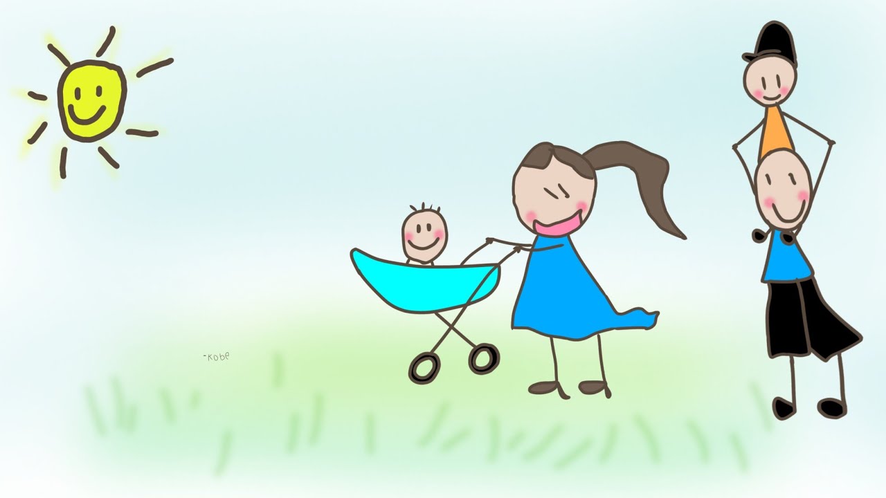 Tracing my son drawing into digital art | Loujane Art - YouTube