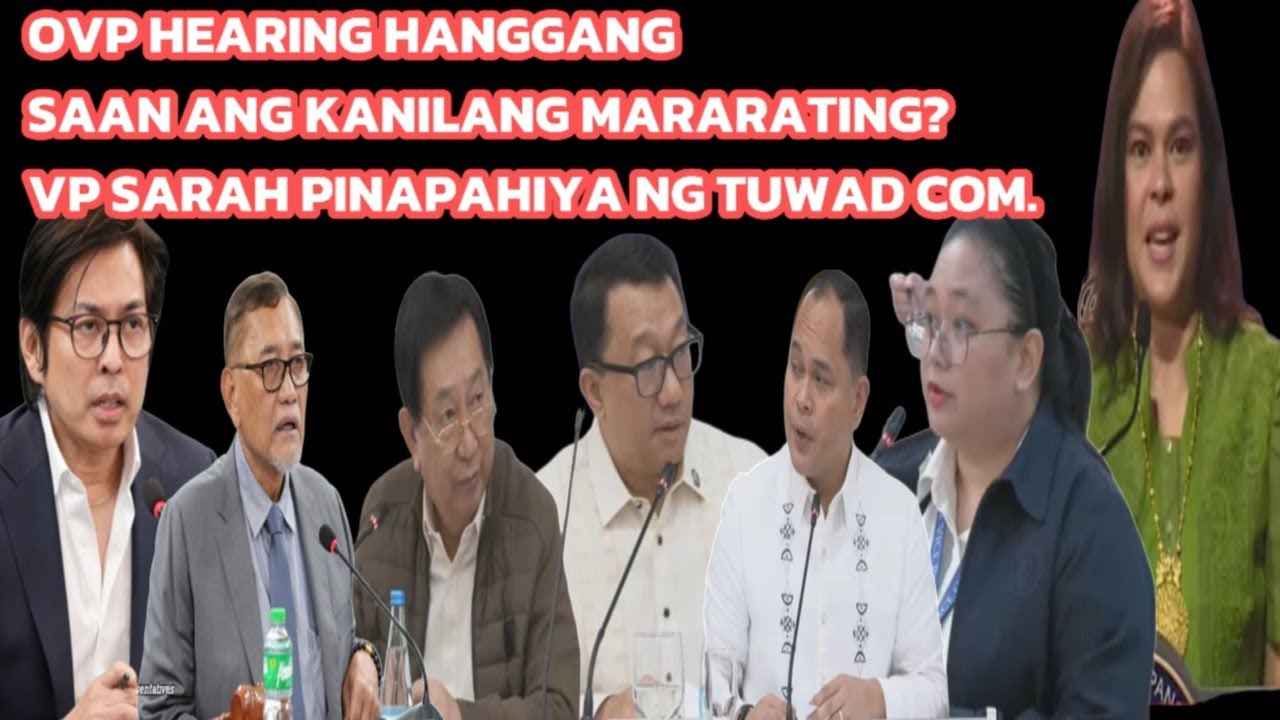 VP SARAH CONFERENCE AND CONGRESS HEARING FOR OVP BUDGET - YouTube