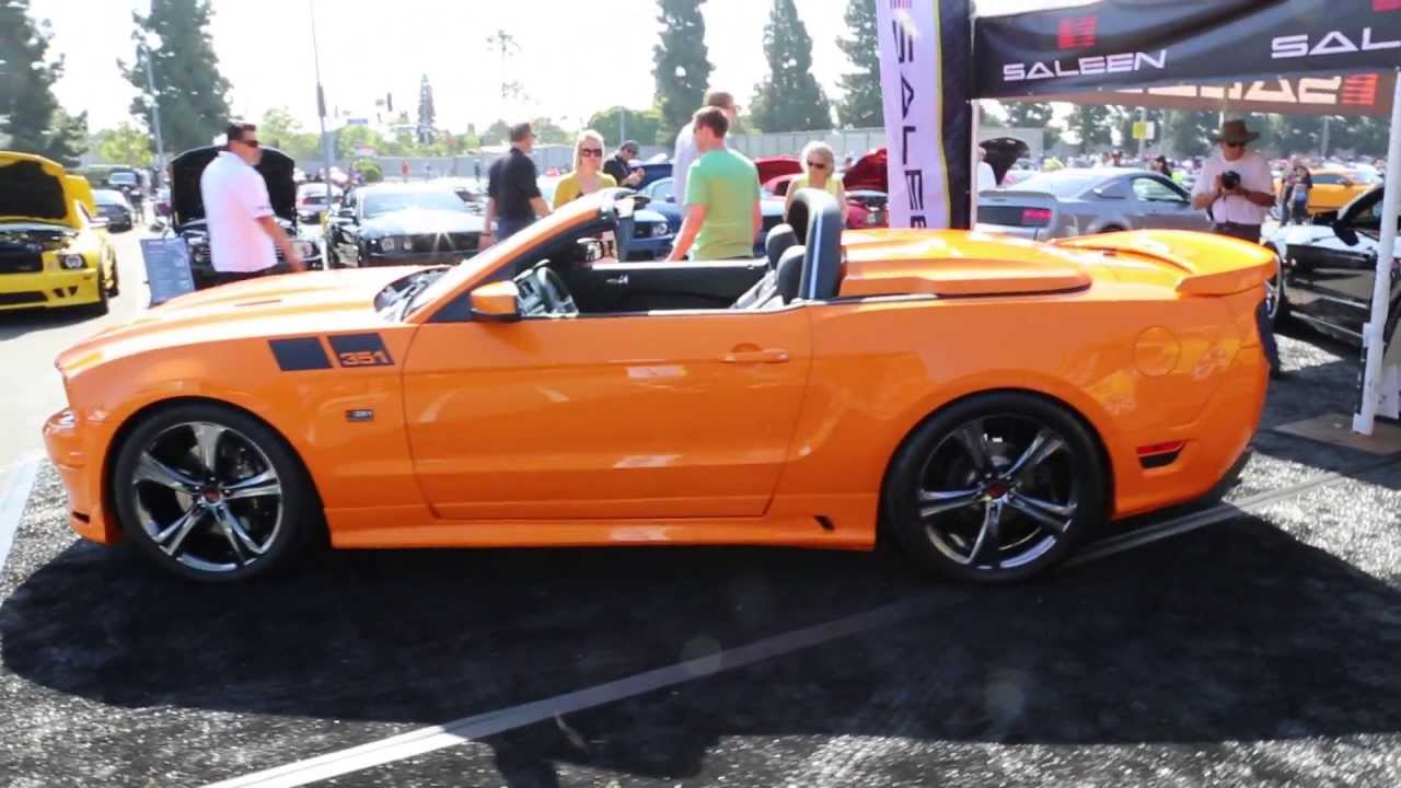 2013 Saleen 351 Mustang Black Label #001 "Orange County" Orange - YouTube