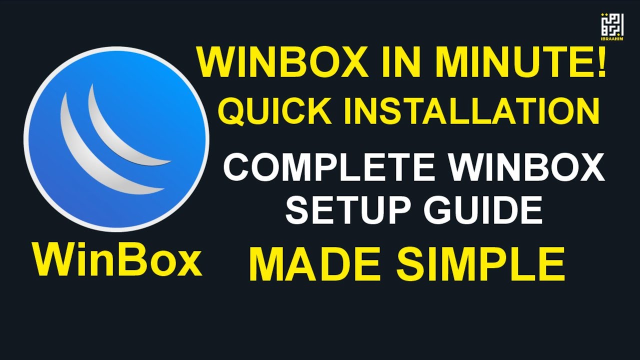 How to Download & Install Winbox | Step by Step Guide - YouTube