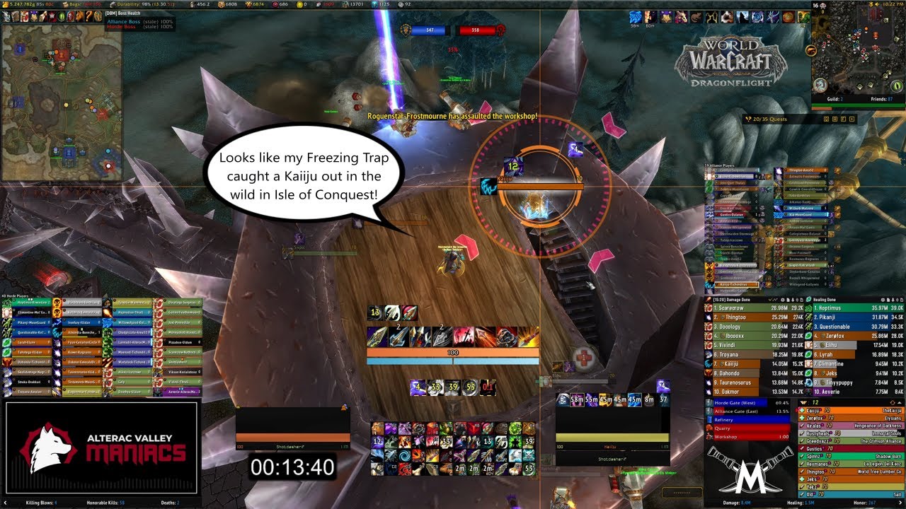 You never know what you'll catch in your Freezing Traps these days ...