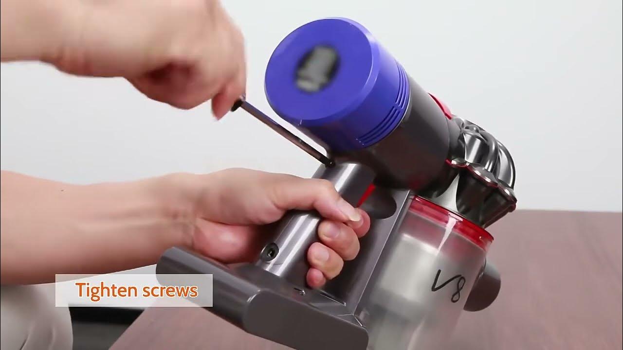 DIY Replacing SV10 Battery Replacement for Dyson V8 Vacuum Tutorial - YouTube