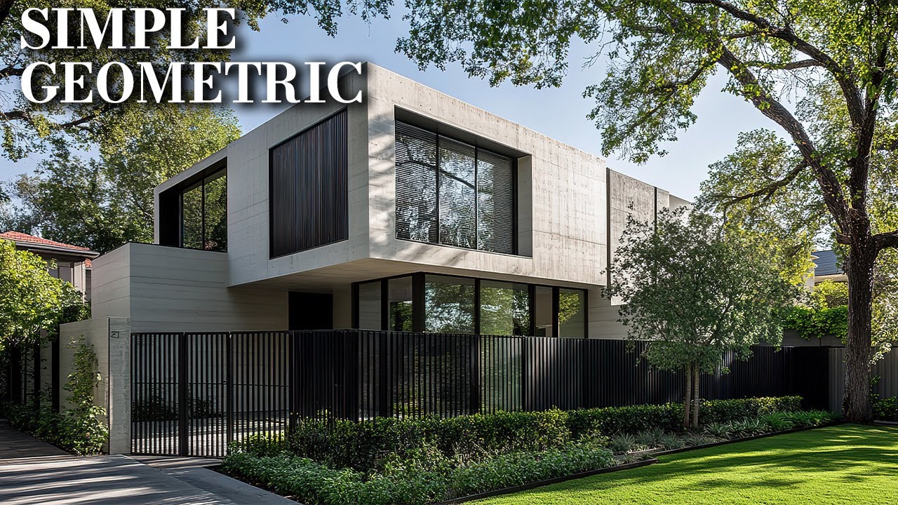 Simple Geometric Modern House Design Ideas That Help Save Your Budget ...
