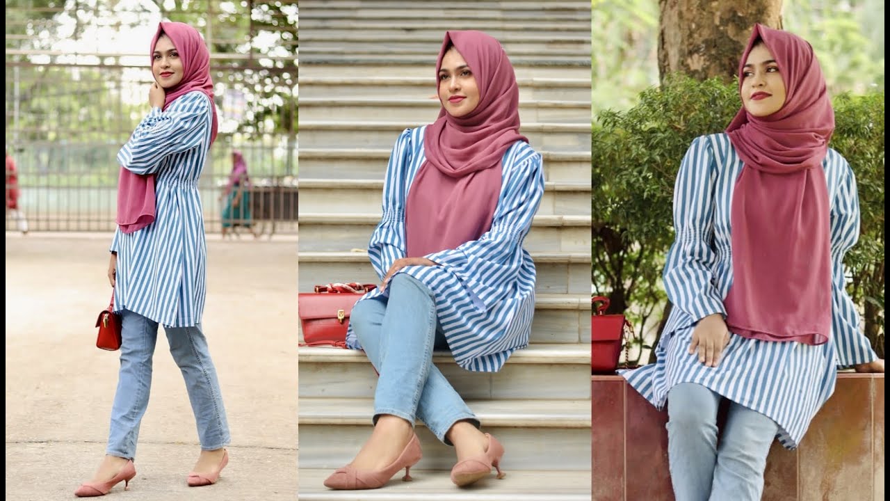 My Updated Daily Chiffon Hijab Style | সহজে জরজেট হিজাব পরার নিয়ম ...