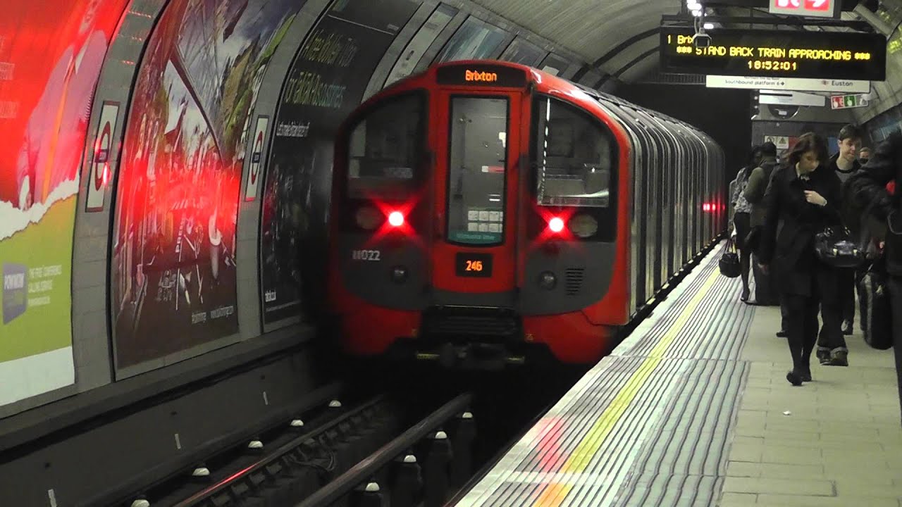 Victoria Line 2009TS 11021 Departing Euston - YouTube