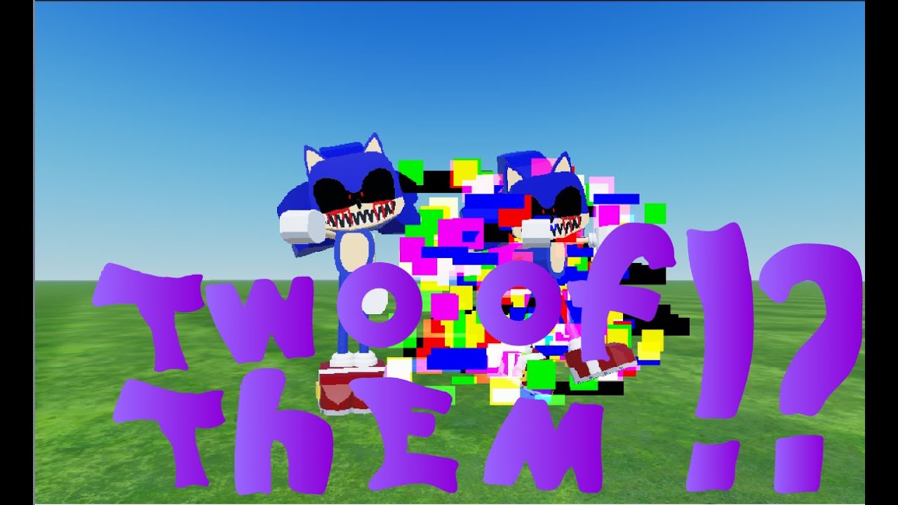 two of them!? - sonic.exe td (the big exe is a hacker) - YouTube