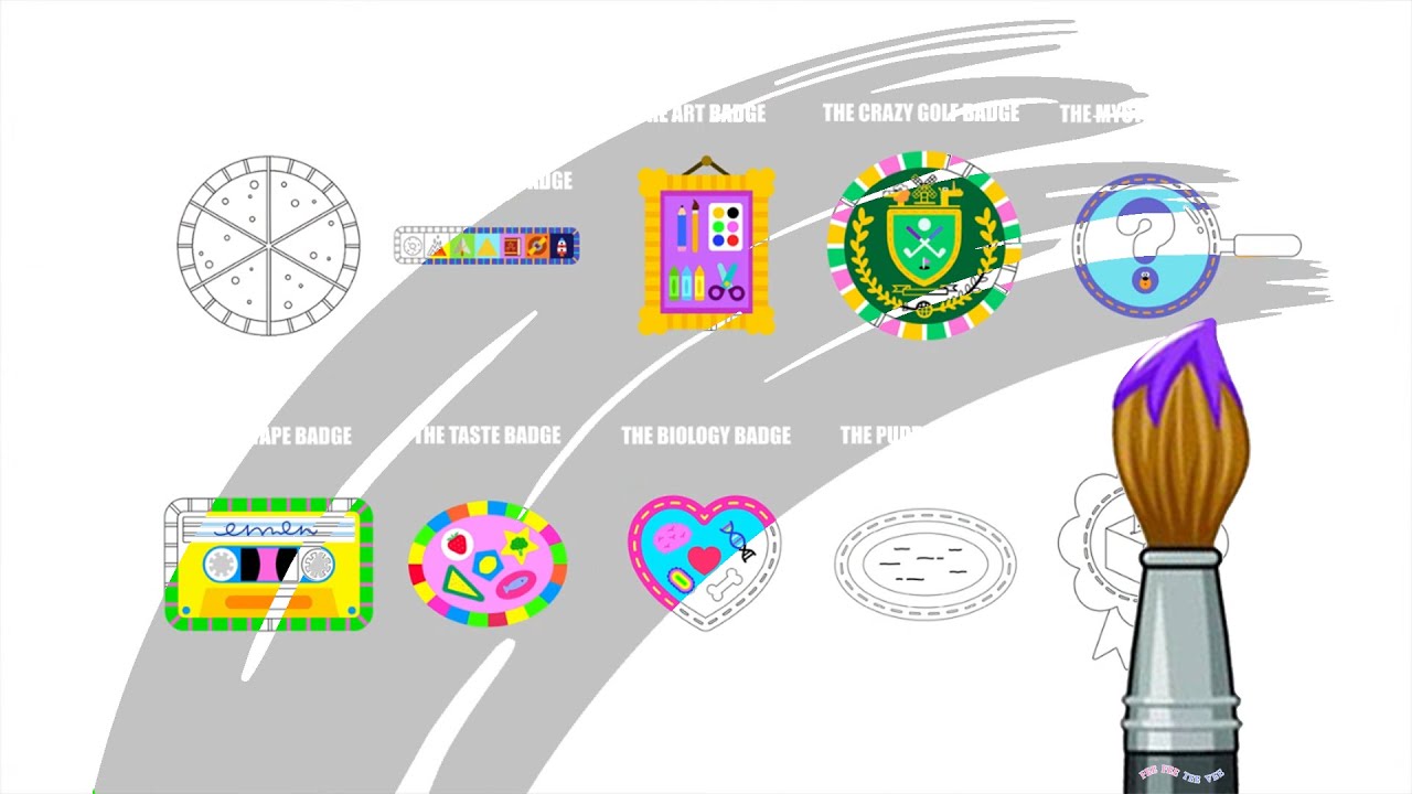 Colouring | Every Hey Duggee Badge - Part 13 - YouTube