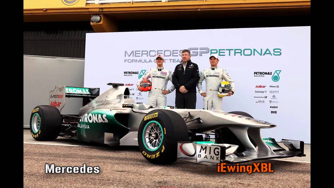 Formula 1 2011 - All 2011 Cars - YouTube