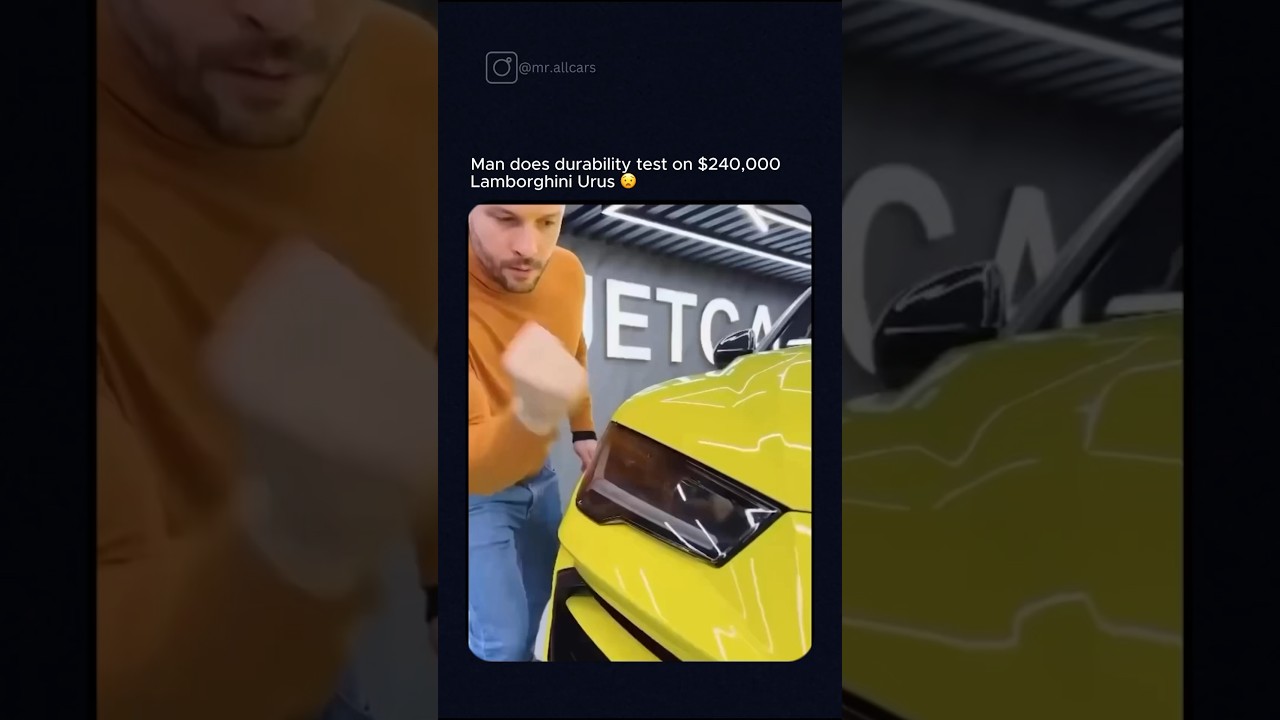 Testing the durability of Lambo Urus😭 - YouTube