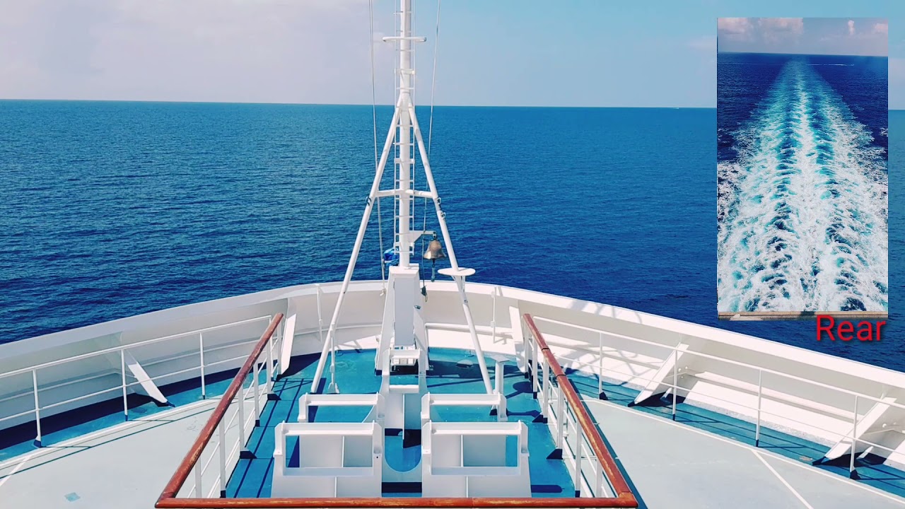 Ship bow cam - YouTube