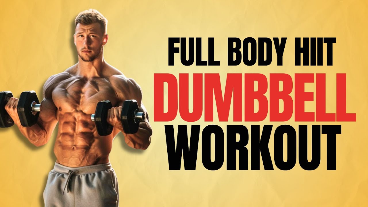 Dumbbell HIIT | Full-Body Workout | Burn Fat & Build Muscle ...